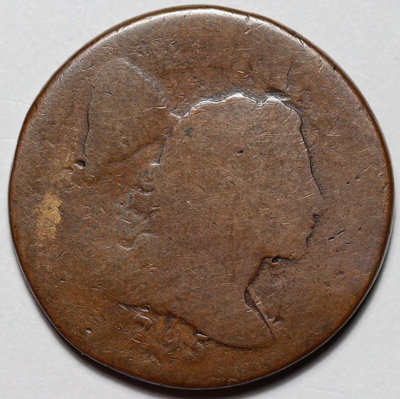 1795 Liberty Cap Large Cent - Plain Edge - US 1c Copper Coin | eBay