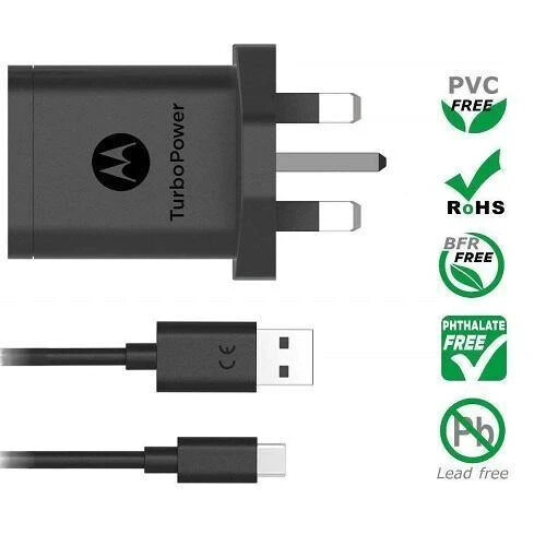 Original Motorola TurboPower 18W Wall Charger with 1M A-C Cable (UK ...