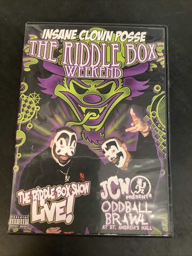 Insane Clown Posse - The Riddle Box Weekend DVD Juggalo ICP wrestling ...