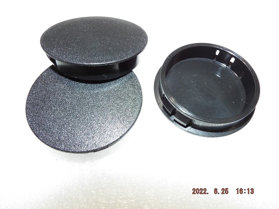 QTY4 HEYCO 2-1/4" HOLE CAP DP 2.25 2411 BLACK PLASTIC NYLON 6/6 DOME ...
