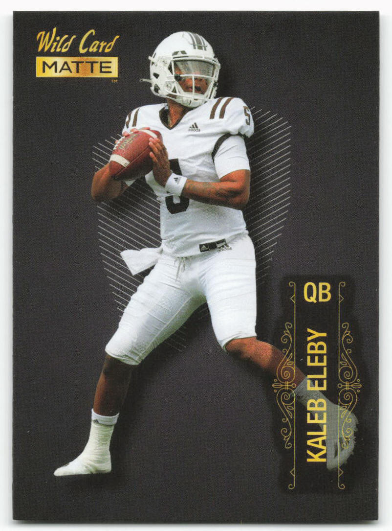 2022 Wild Card MATTE - Black #MB-68 Kaleb Eleby (RC) for sale online | eBay