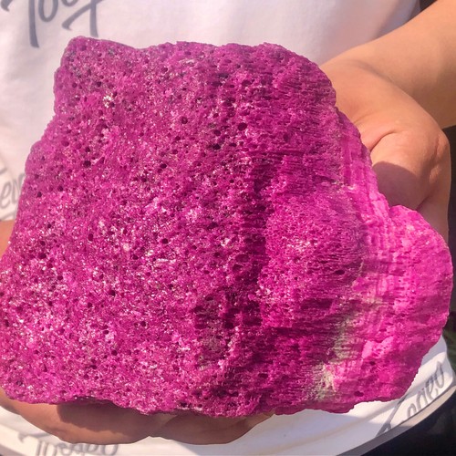 6.8LB Natural rough red corundum and mineral spirit ruby raw gemstones ...