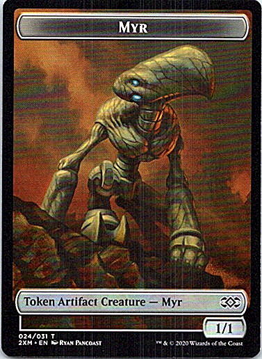 Myr Token (024) Magic The Gathering Double Masters Light Play | eBay