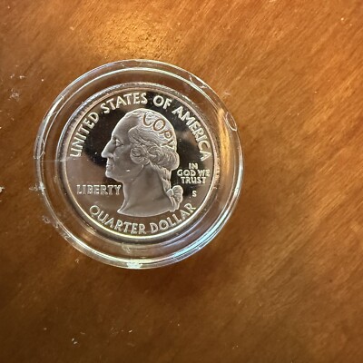2004 S Washington DC Quarter Proof Copy in Coin Case W/Cert Of ...
