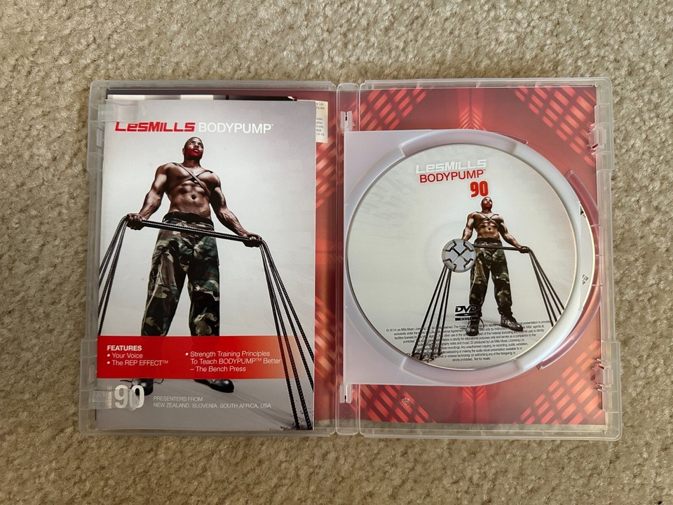 Les Mills Body Pump #90 DVD/Booklet Complete Set | eBay