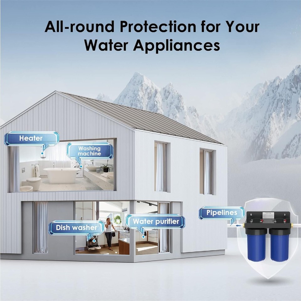 Waterdrop Whole House Water Filter,Reduce Iron & Manganese Filter ...