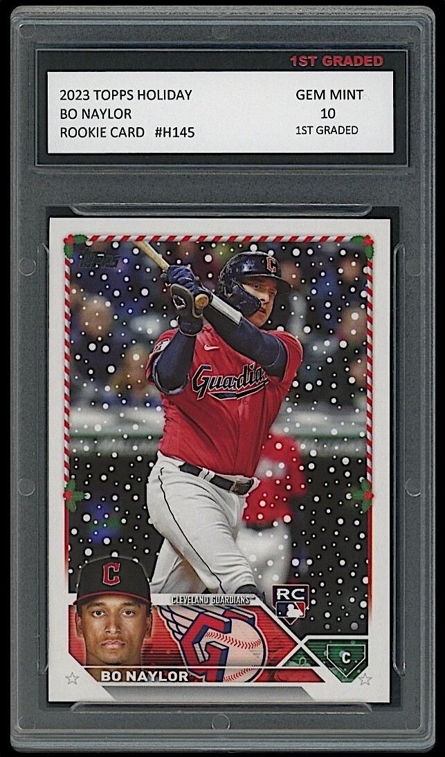 Bo Naylor 2023 Topps Holiday 1st Graded 10 MLB Rookie Card RC #H145 ...