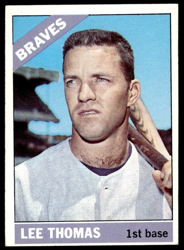 1966 Topps Lee Thomas + Atlanta Braves #408 | eBay