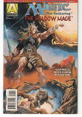MAGIC THE GATHERING THE SHADOW MAGE #1 JULY 1995 ART BY VAL MAYERIK ...