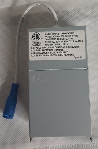 Intertek dimmable led driver Model TT4DCB18A9W-YX3K2P Power Supply Box ...