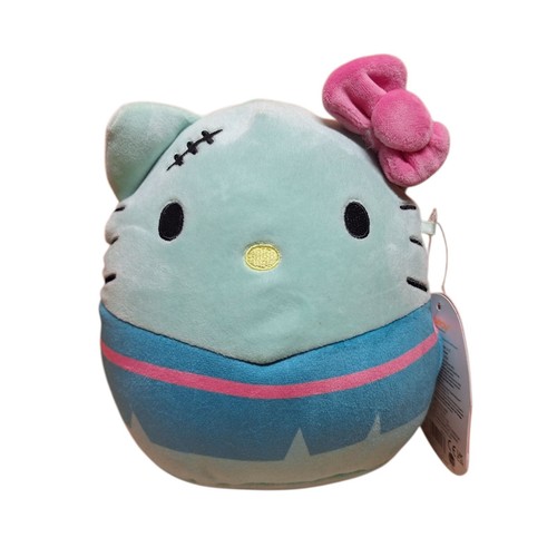 Sanrio Halloween Squishmallow Hello Kitty Zombie Frankenstein 6" Plush ...