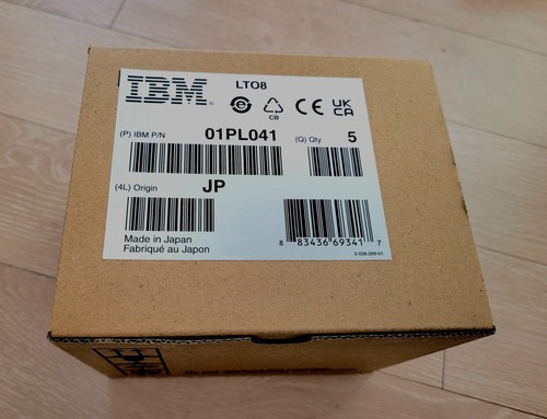NEW IBM LTO8 Tape Cartridge 01PL041 Data cartridge Ultrium (5 pack) LTO ...