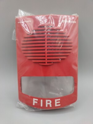 NEW TYCO 4905-9996 Red Simplex TrueAlert Fire Alarm Siren Speaker ...
