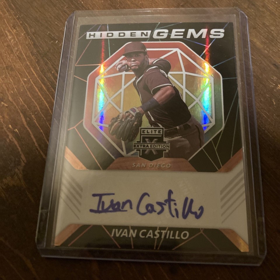 2021 elite extra edition auto ivan castillo hidden gems san diego #HG ...