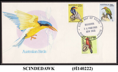 AUSTRALIA - 1980 AUSTRALIAN BIRDS - 3V - FDC | eBay