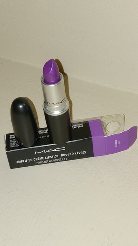 NEW NIB MAC 121 Violetta Amplified Creme Lipstick .10 oz FULL SIZE | eBay