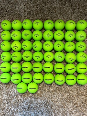 50 Mint Callaway Green Matte Finish Supersoft Golf balls. | eBay
