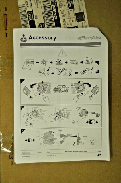 8321A365 Mitsubishi OEM Genuine Lamp ASSY Fog FR for sale online | eBay