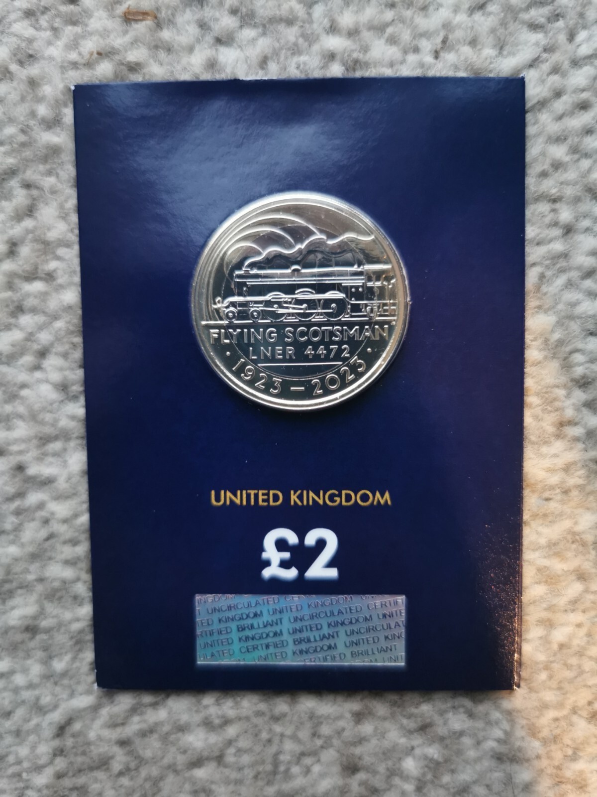 2023 FLYING SCOTSMAN £2 TWO POUND COIN | Grelly UK