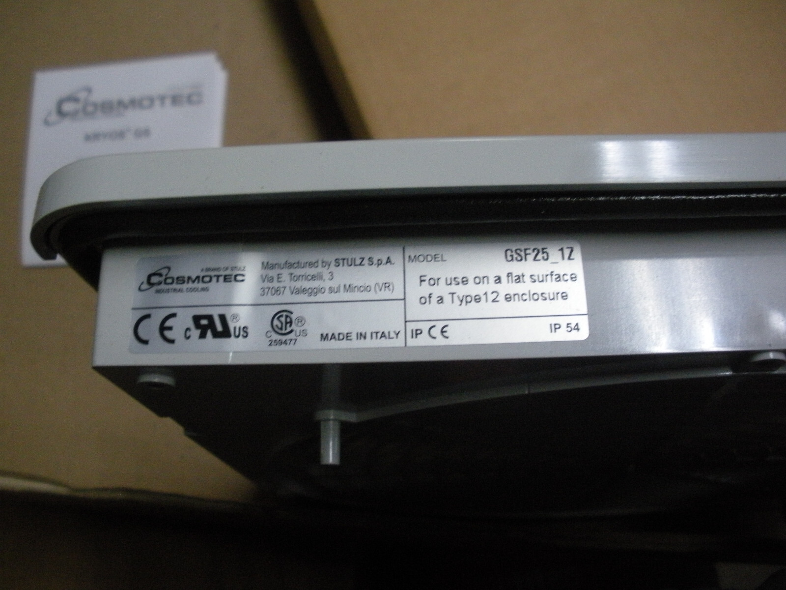 Stulz Cosmotec GSF25 cooling fan filter 10x10 grill guard 4 available ...