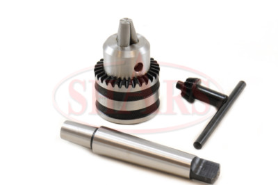 3/8" Heavy Duty Sleeve Bearing Key Drill Chuck 2JT MT2 Arbor Shank P ...