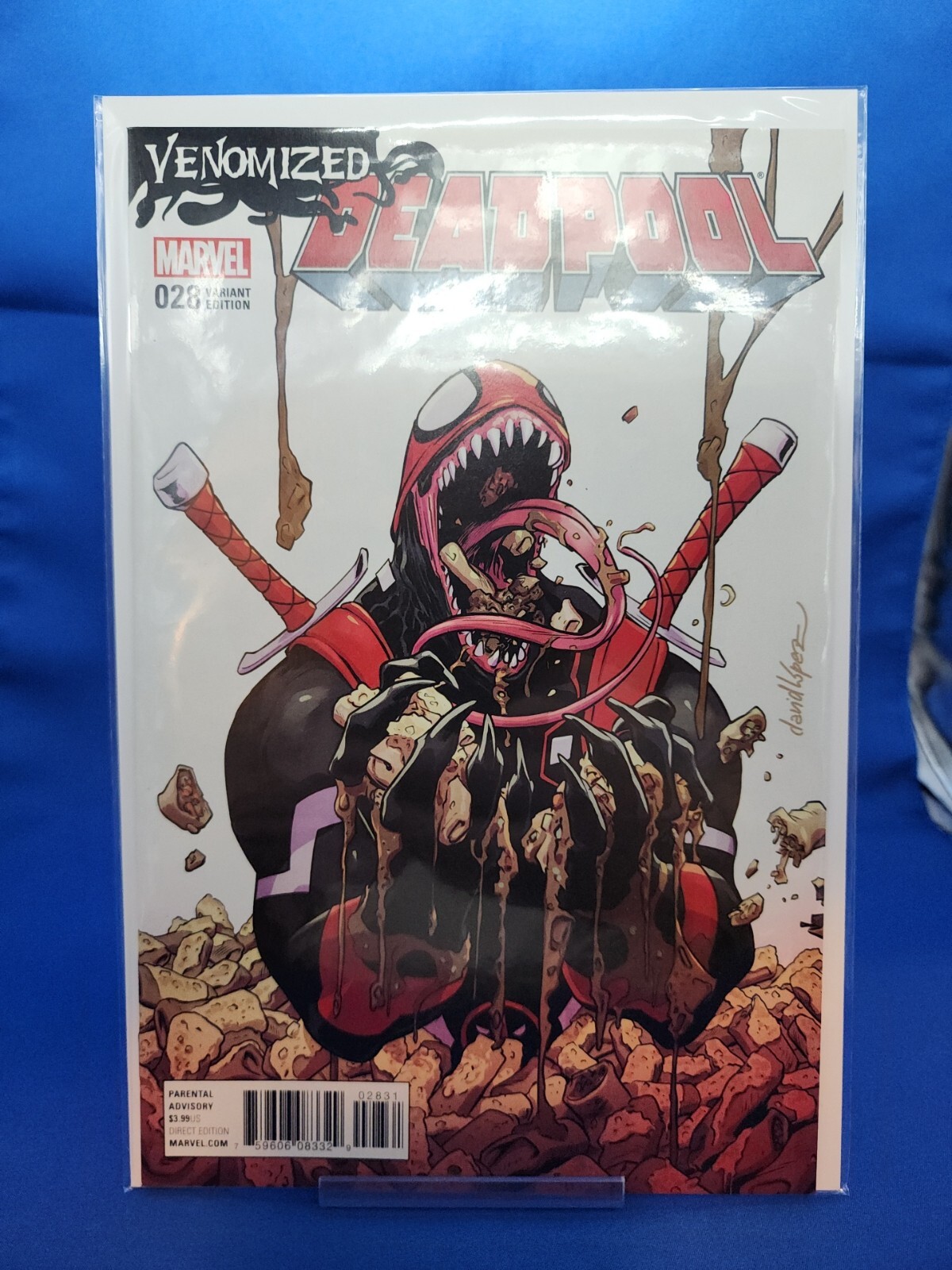 DEADPOOL #28 / LOPEZ VENOMIZED VARIANT COVER / VENOM 2015 | eBay