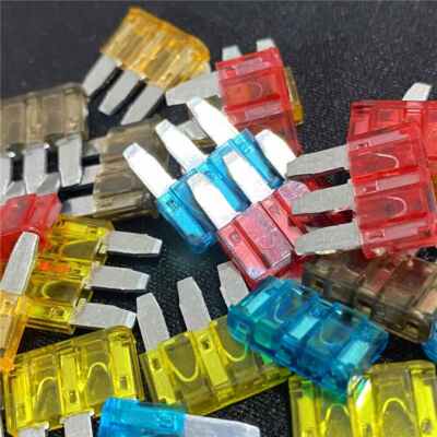 5-50Pcs Micro3 Fuse 3 Pins PEC Automotive Car Fuse 5A 7.5A 10A 15A 20A ...