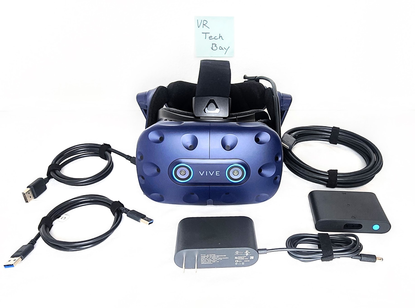 HTC VIVE Pro Eye VR Headset w/ Linkbox, Power, and Cables Set | eBay