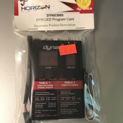 Dynamite Dynamite LED Program Card DYNS3005 Car Speed Controls ...