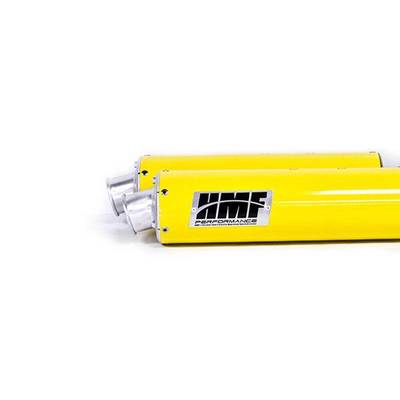 HMF Can Am BRP Maverick MAX Yellow Dual Slip On Exhaust Muffler Pipe ...