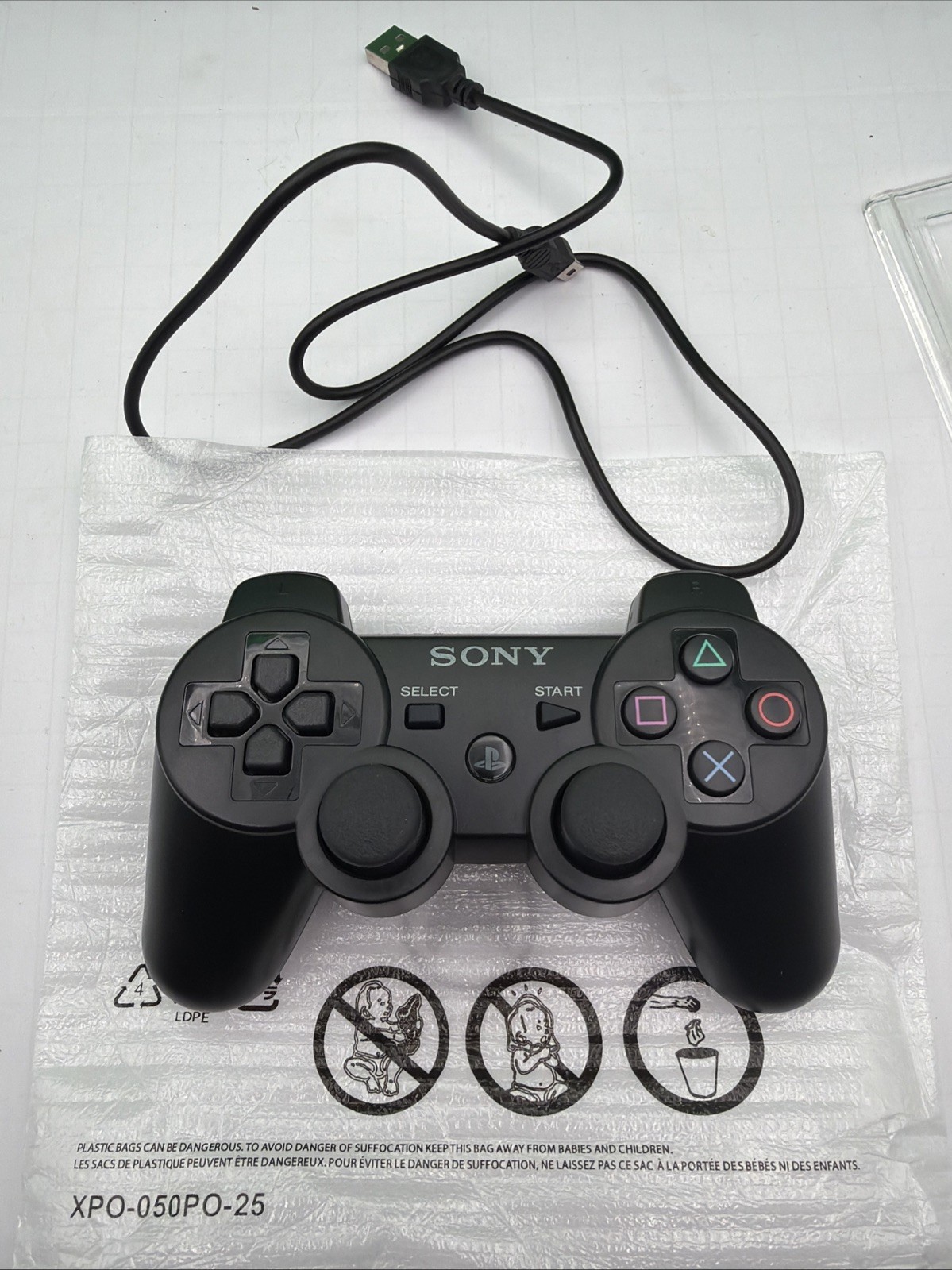 Authentic Sony Playstation 3 PS3 Genuine OEM Dualshock Ps3 Black ...
