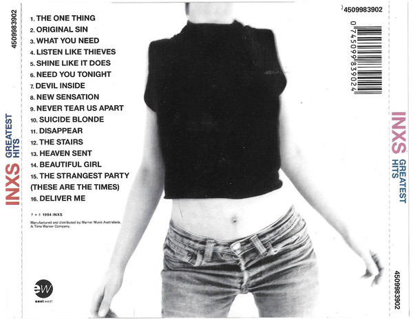 INXS - INXS – The Greatest Hits CD (1994) Audio Quality Guaranteed ...