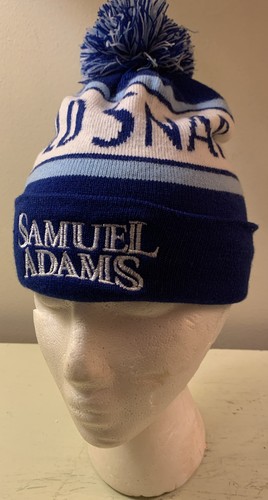 Samuel Adams Beer Hat Cold Snap Winter Knit Stocking Cap Sam Adams Pom ...