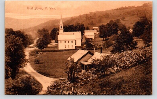 POSTCARD VIEW OF WEST DOVER VERMONT - 1907 | eBay