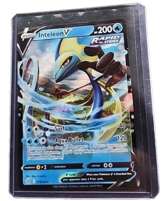 Pokémon TCG Inteleon V Fusion Strike 078/264 Holo Ultra Rare | eBay