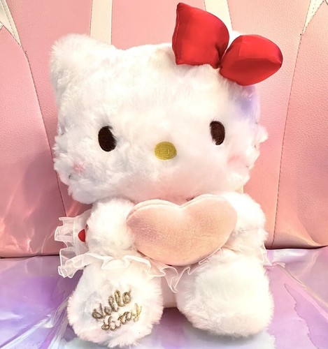 Hello Kitty Plush Gift Love Heart Pinup Lace Dress 8”in Plush Cupid ...