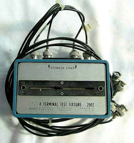 Electro Scientific Industries (ESI) 4-Terminal Test Fixture Model 2002 ...
