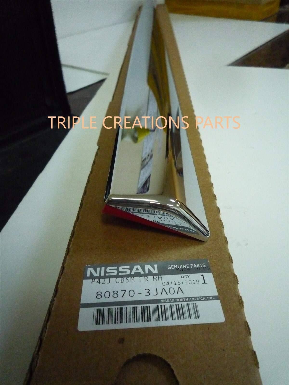 80870-3JA0A Genuine Nissan Infiniti Moulding-Front Door RH 808703JA0A ...