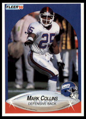 1990 Fleer #66 Mark Collins New York Giants | eBay
