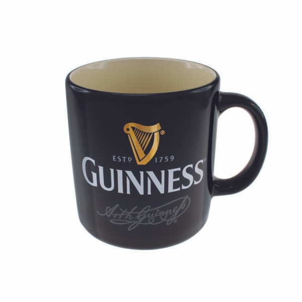 Arthur Guinness Signature Black Coffee Tea Mug Irish Ireland Beer for ...