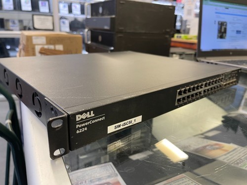 DELL – Switch 6224 – 24 ports 1Gbps + 4x SFP – Avec module de stack | eBay