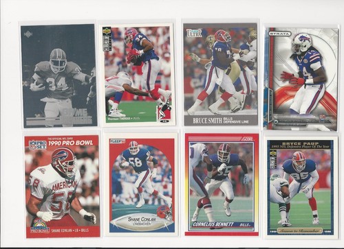 Buffalo Bills 20 Card Lot Thurman Thomas Bryce Paup Sammy Watkins' RC ...