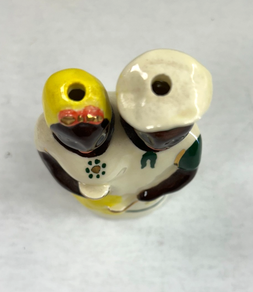 "Very Rare" Vintage Adrian Pottery Black Americana Double Pie Bird Vent ...