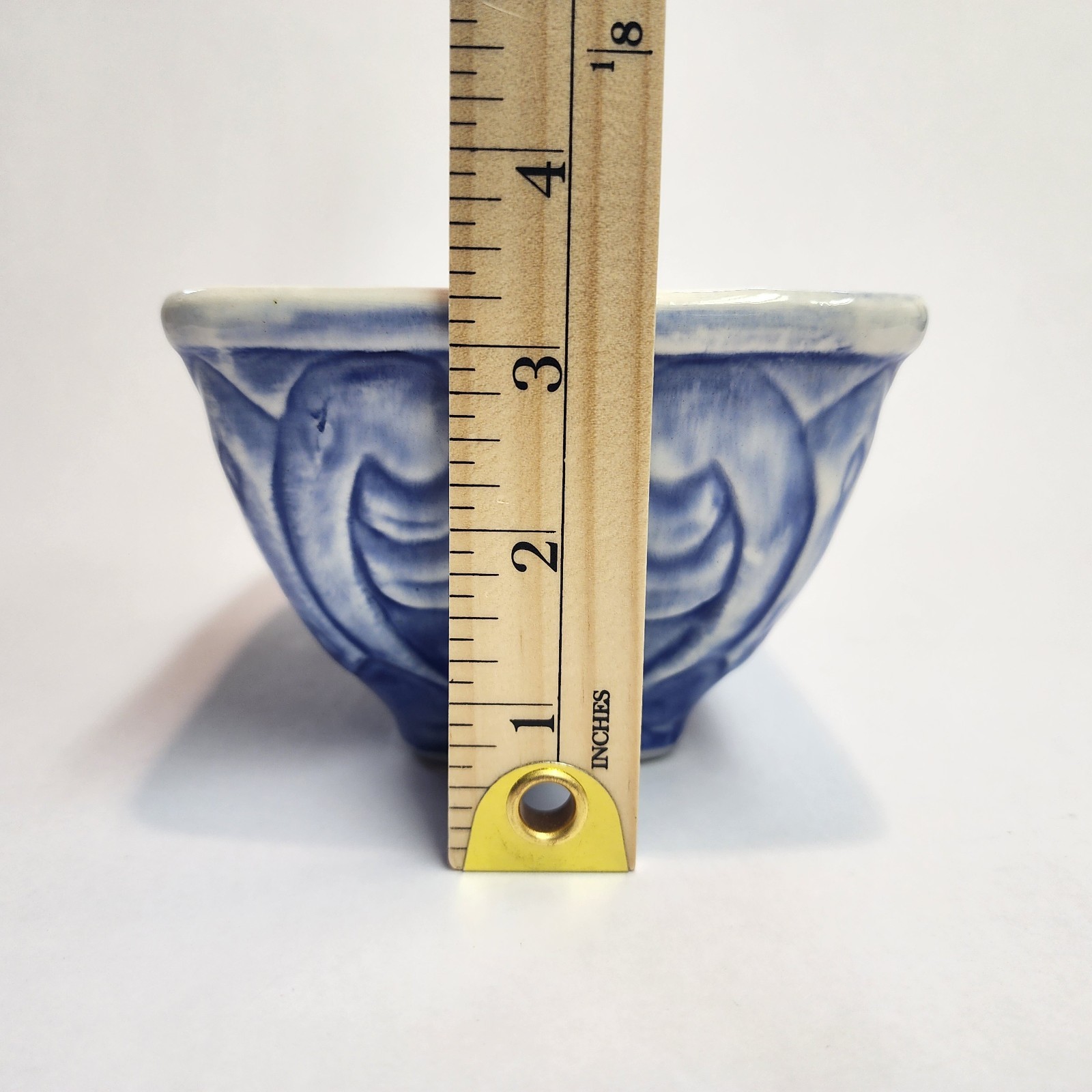 Vintage Maurice of California USA Pottery Blue Ceramic Windowsill ...