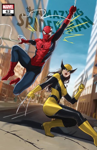 AMAZING SPIDER-MAN #62 Leirix Li Exclusive X-23 Wolverine Spiderman 1 ...