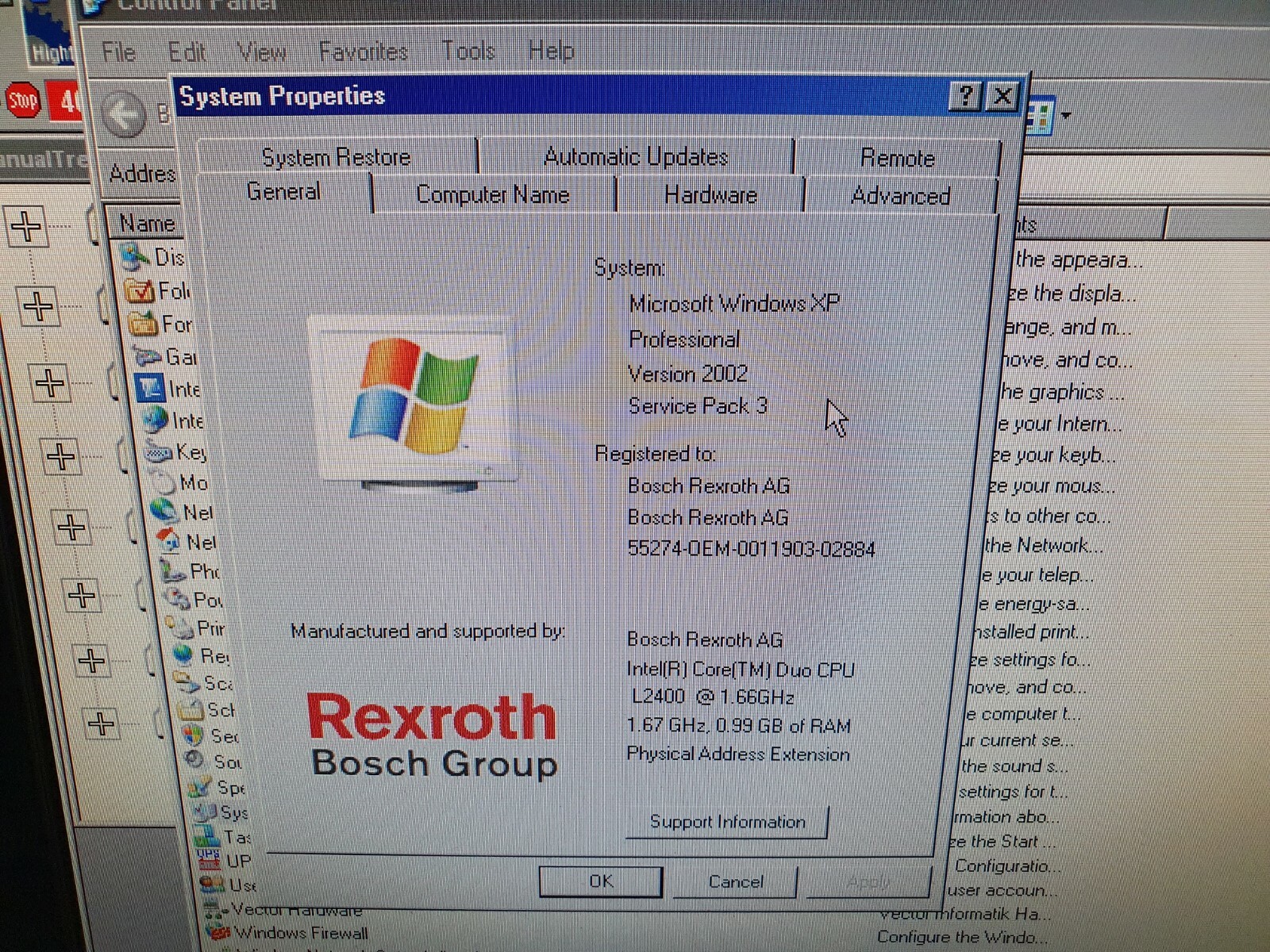 REXROTH IndraControl V IndraLogic VPB40 Embedded Computer Tested ...