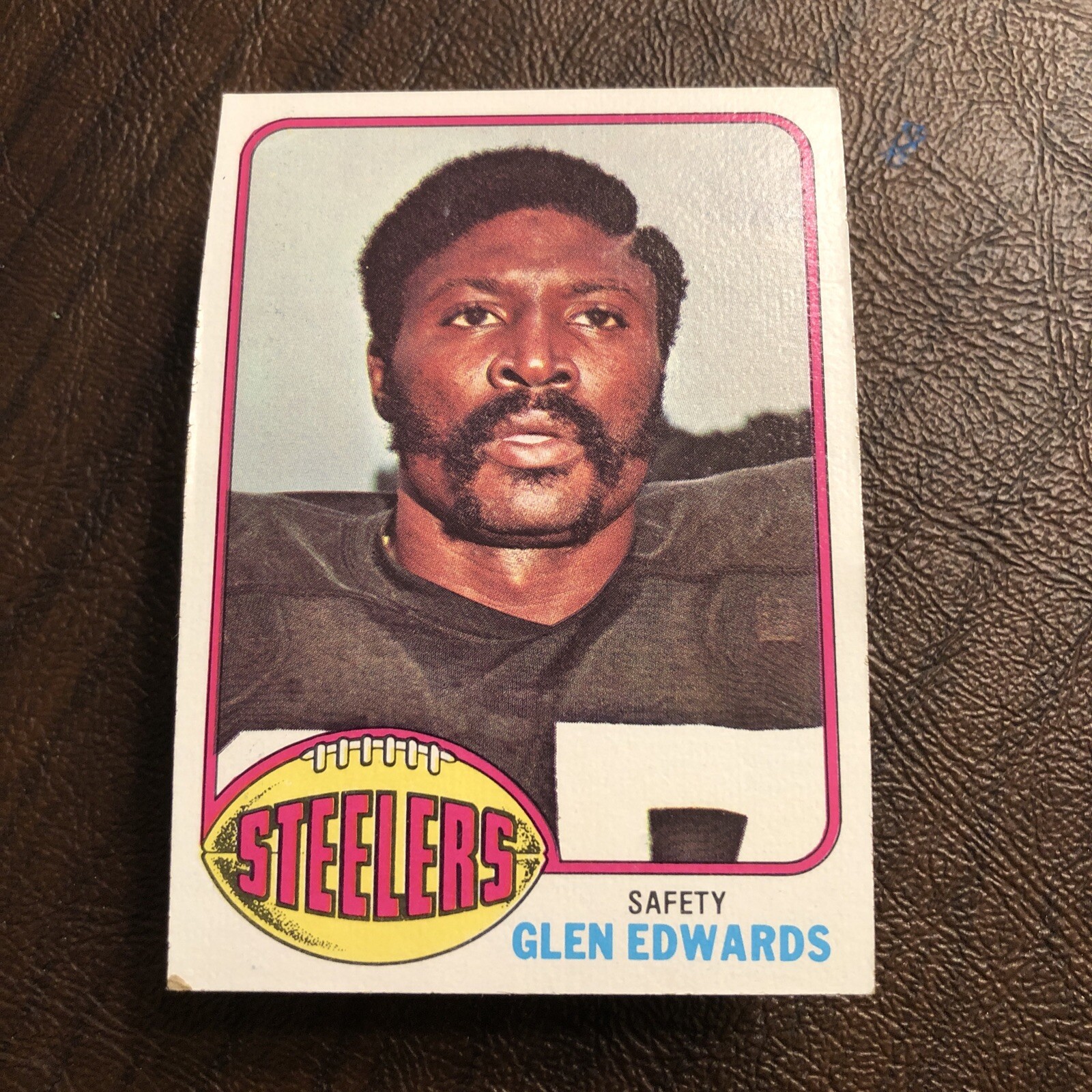 1976 TOPPS GLEN EDWARDS #51 PITTSBURGH STEELERS FOOTBALL CARD | eBay