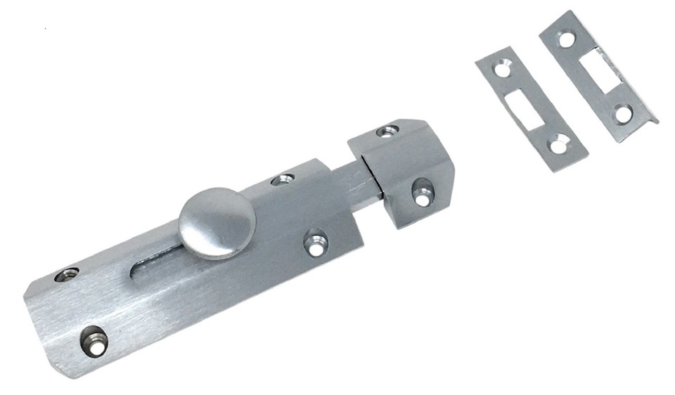 Zoo Hardware ZAB100B Surface Slide Tower Barrel Door Shoot Bolt Lock ...