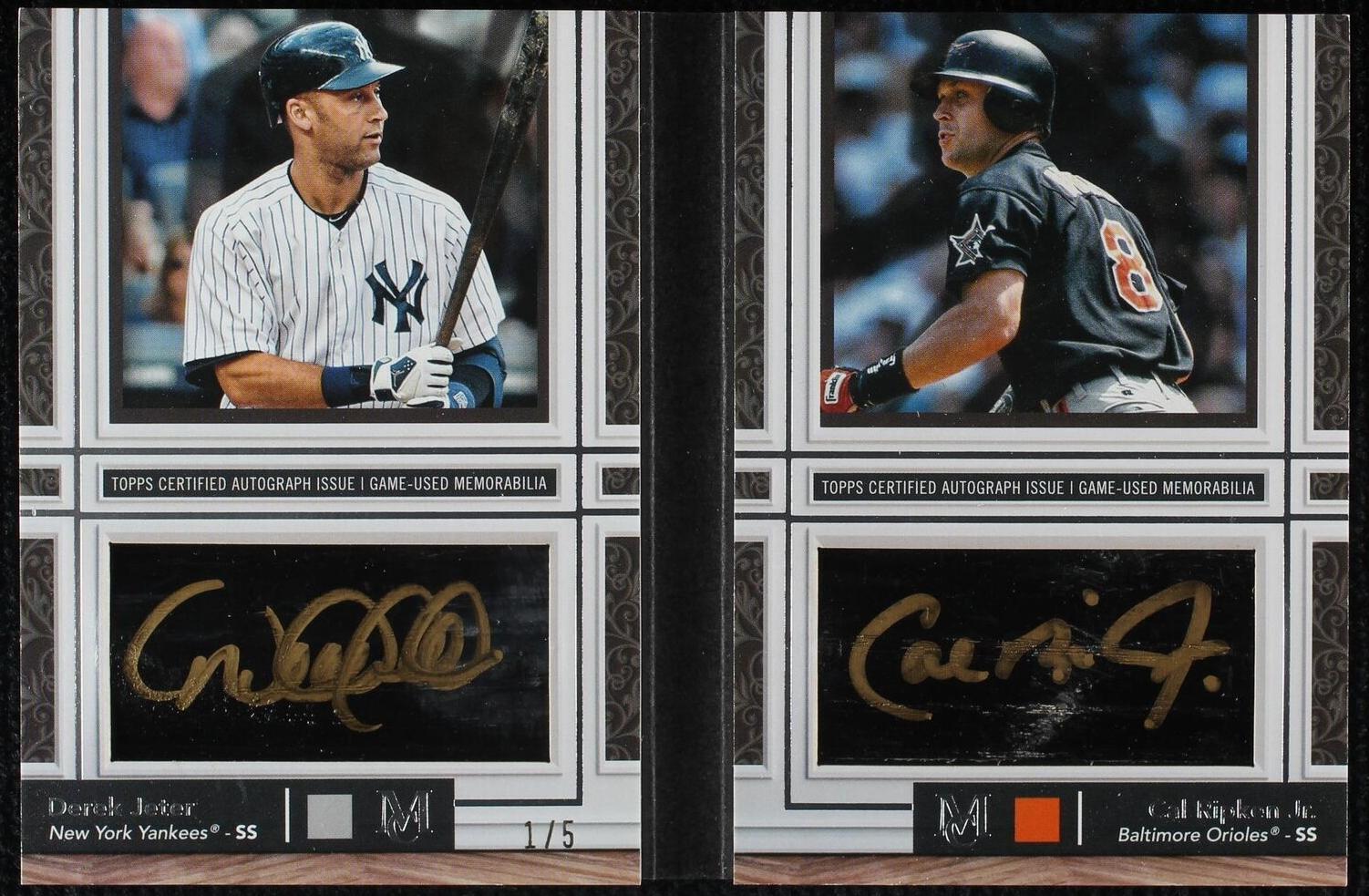 2024 Topps Museum Collection - Dual Autographed Jumbo Lumber Bat Relics ...
