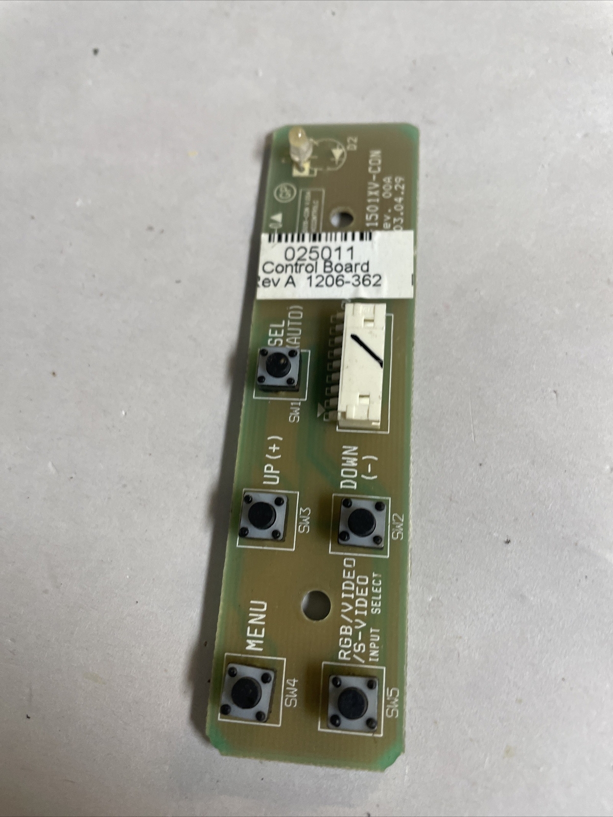 Effinet EFL-2202W Control Button Board 025011 Ainsworth A560 @MB180 | eBay